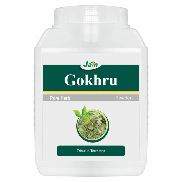 Jain Ayurveda Gokhru Powder 500 GM - Pure Tribulus Terrestris for ...