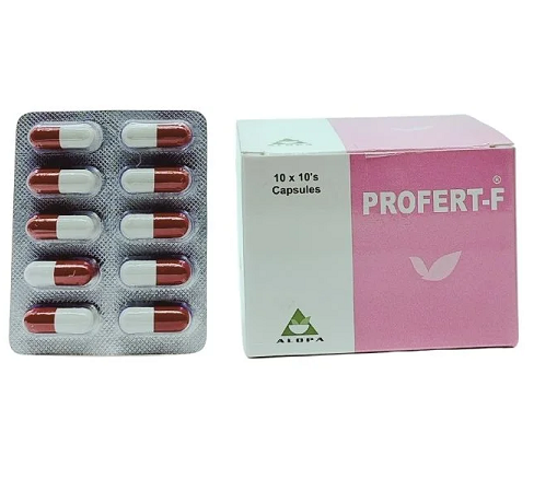 Alopa Profert F Herbal Capsules - 100 Count for Enhanced Wellness ...