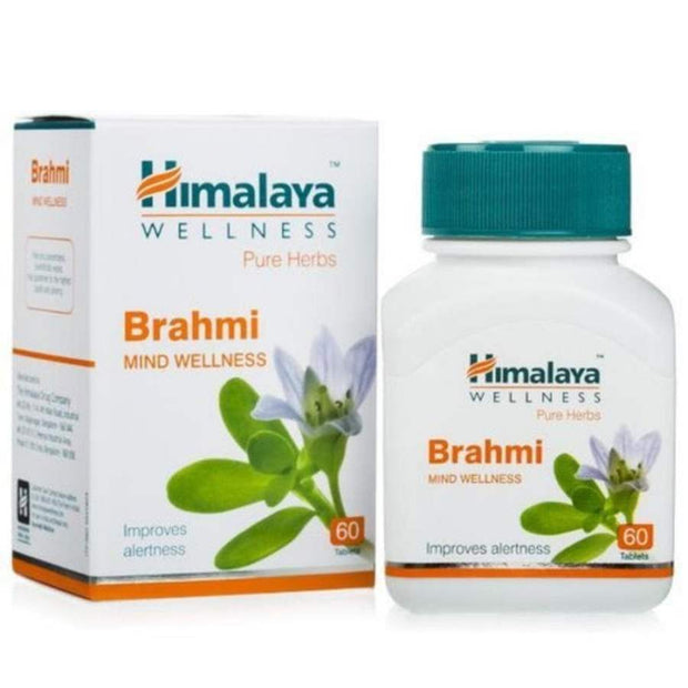 Himalaya Brahmi Tablets - 60 Ayurvedic Capsules for Mind Wellness ...