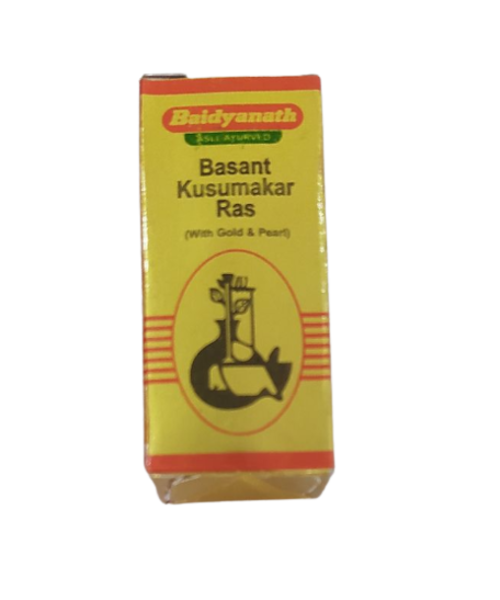 Baidyanath Basant Kusumakar Ras (with Gold, Silver & Pearl) – Indian ...