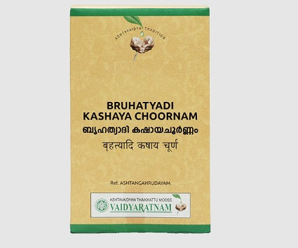 Vaidyaratnam Bruhathyadi Kashaya Choornam - 100 GM | Ayurvedic Herbal ...