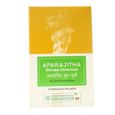 Vaidyaratnam Aparajitha Dhoopa Choornam - 50 GM – Indian Ayurvedic Products