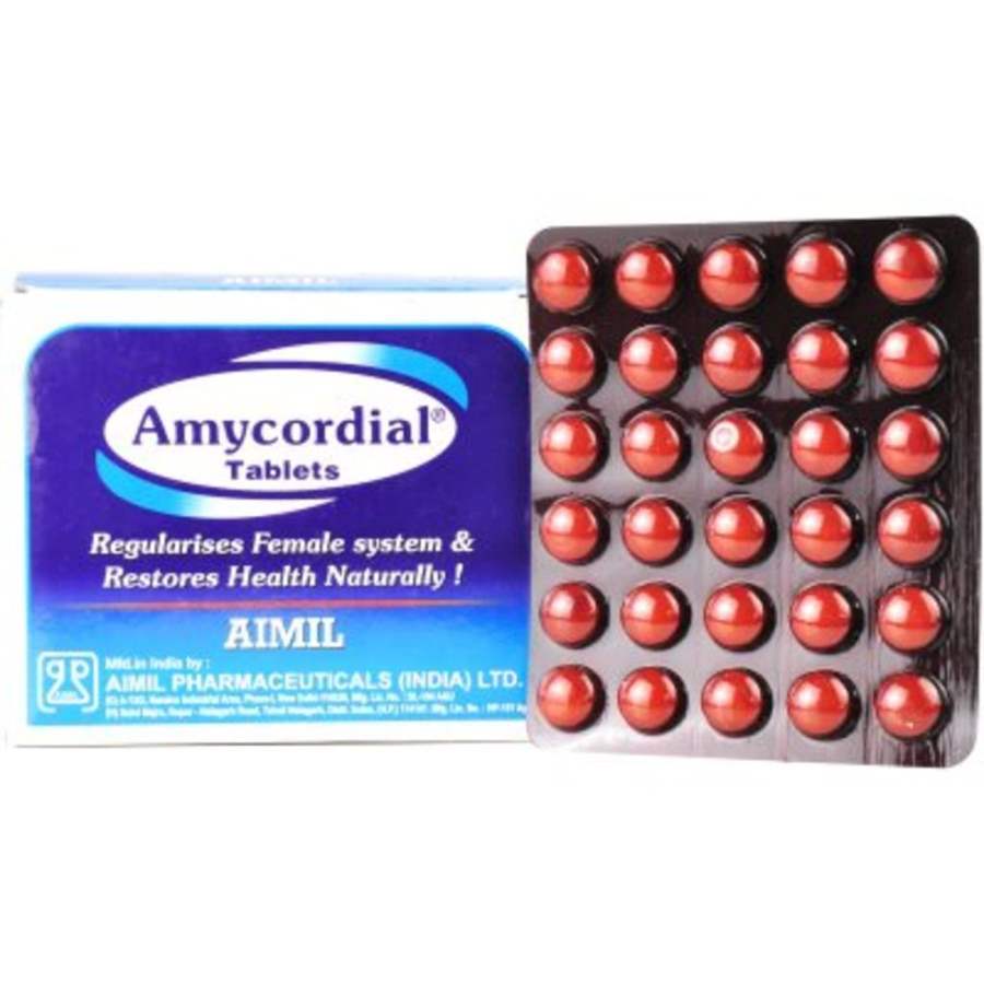 Aimil Amycordial Ayurvedic Tablets - 30 Count for Digestive Health ...