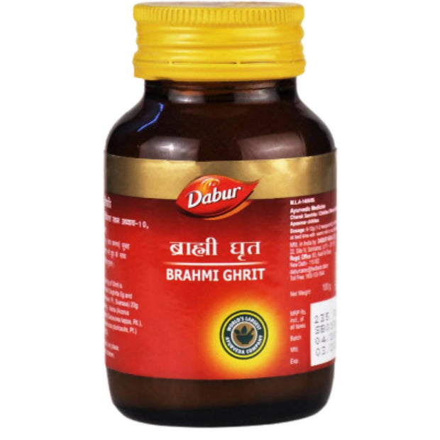 Dabur Brahmi Ghrit - Ayurvedic Ghee for Mental Clarity & Wellness, 100 ...