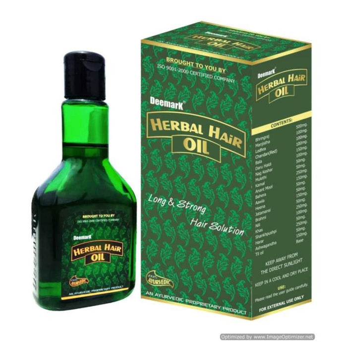 Deemark Herbal Hair Oil - 120 ML – Indian Ayurvedic Products
