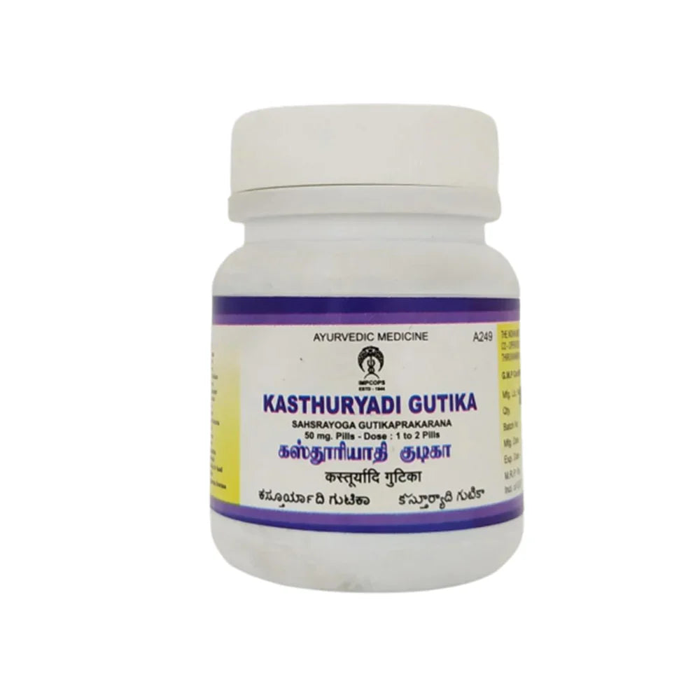 Impcops Ayurveda Kasthuryadi Gutika Tablets - 100 Ayurvedic Health ...