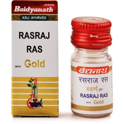 Baidyanath Jhansi Rasraj Ras Tablets with Gold – Indian Ayurvedic Products