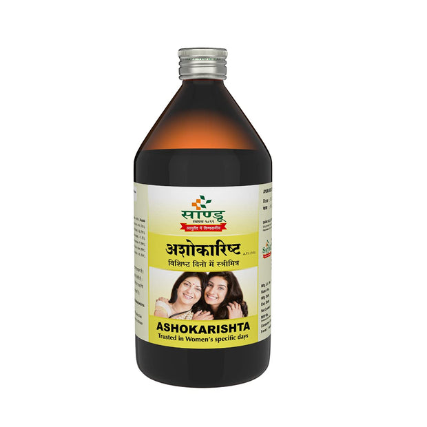 Sandu Ashokarishta - 200 ML Ayurvedic Herbal Tonic for Digestive Health ...